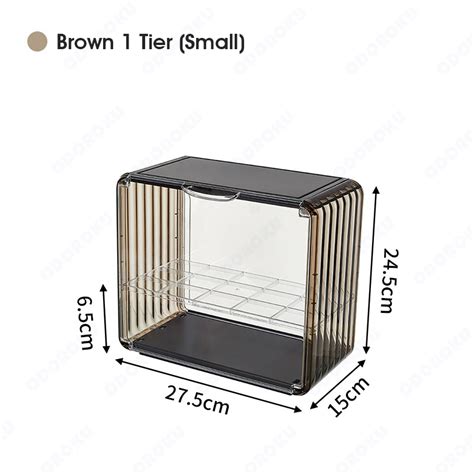 Odoroku Popmart Stackable Display Case With Magnetic Door And Removable