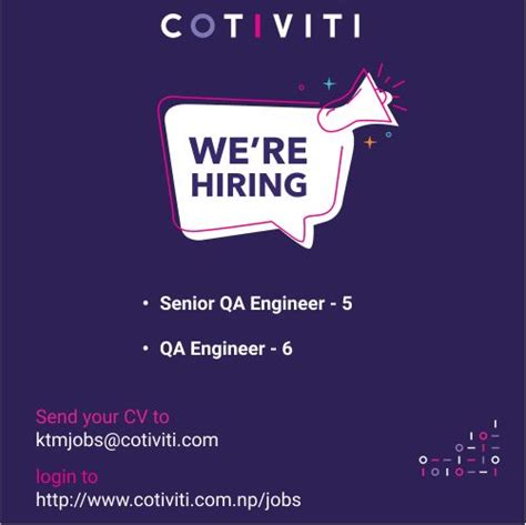 Cotiviti Nepal On Linkedin Qualityassurance Qaengineer Career