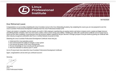 Mohamed Lawal Ibrahim Posted On Linkedin