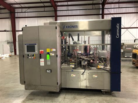2013 Krones Canmatic Labeler Sold Beverage Industries