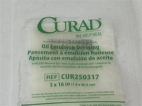 New Curad Lot Of 15 Oil Emulsion Dressing Cur250317 Exp2026 01 To 2026
