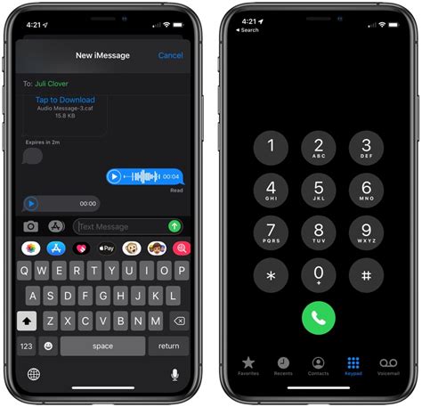 Imessage Dark Mode Template