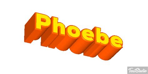 Phoebe Name Animated  Logo Designs
