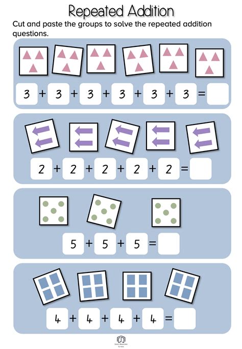 Kindergarten Repeated Addition Worksheet