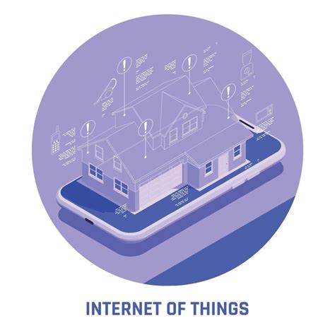 Iot Isometric Colored Composition 6276405 Vector Art At Vecteezy