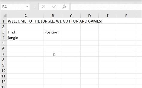 SEARCH Excel Practice Online