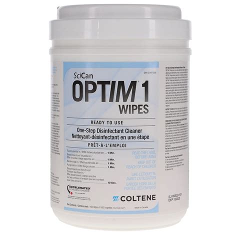 Buy Optim 1 Pre Saturated Wipes Rtu 6 X 7 160 Sheets Pk Sci1w12