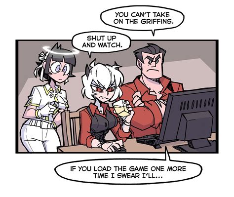 Helltaker Malina And Azazel Helltaker Drawn By Vanripper Danbooru