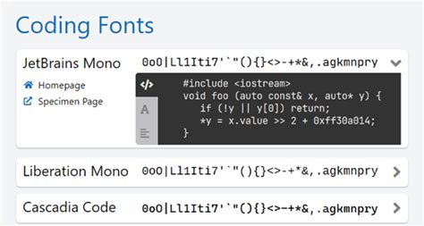 A Comprehensive List Of Monospace Coding Fonts In 2023 Hacking C