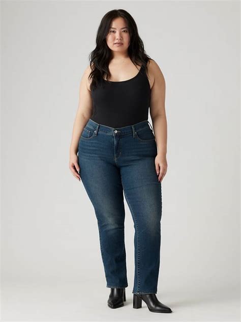 Boyfriend Womens Jeans Plus Size Dark Wash Levis® Us