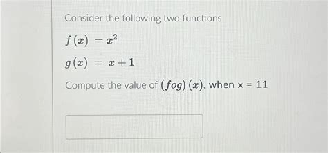 Solved Consider The Following Two Chegg