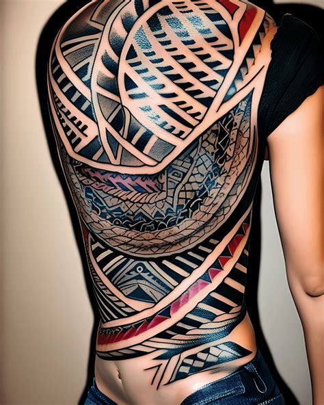 Sexy Tattooed Blonde Supermodel · Creative Fabrica