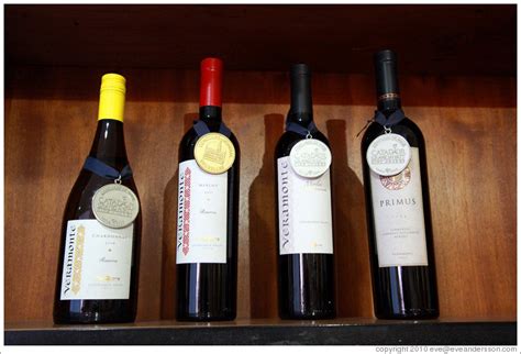 Wine Bottles With Medals Veramonte Winery Photo Id 18406 Casablan