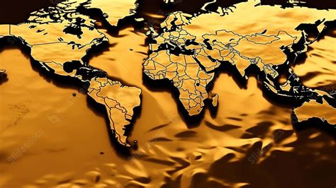 Best 3d World Map Powerpoint Background For Presentation