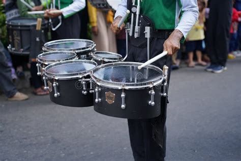 Yogyakarta Indonesia 25 Jul 2022 Cerca Del Tambor El Instrumento De
