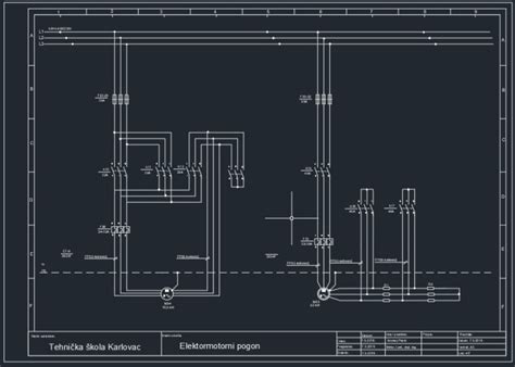 Basic Electrical Circuit Diagram In Autocad