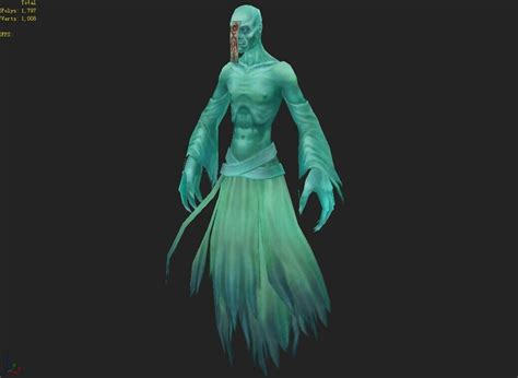 Artstation Low Poly 3d Monster Ghost Game Assets