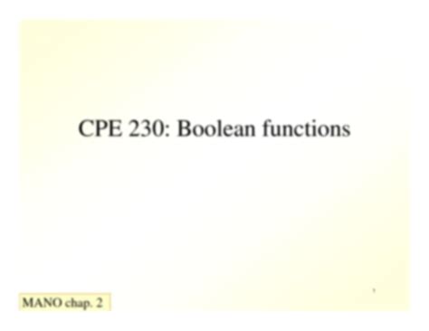 Solution Digital Logic Ch2 Part 2 Boolean Algabra Functions Studypool