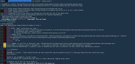 Create Project Installation Fail · Issue 7267 · Strapistrapi · Github