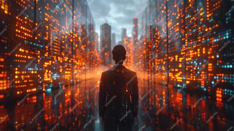 Premium Photo Using Artificial Intelligence Businessmen Analyze And