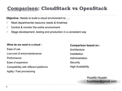 Cloudstack Vs Openstack Ppt