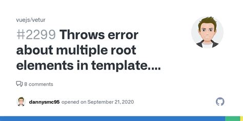 Throws Error About Multiple Root Elements In Template Vue 3