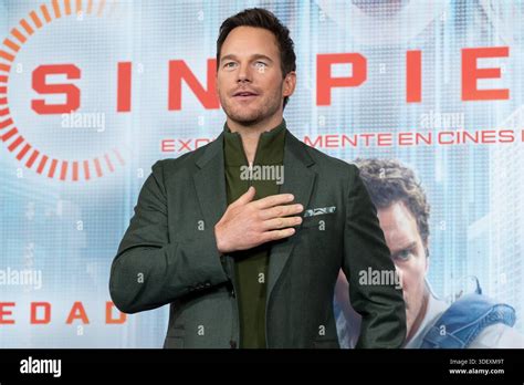 Madrid Spain 09th Jan 2026 Us Actor Chris Pratt Attends The Sin