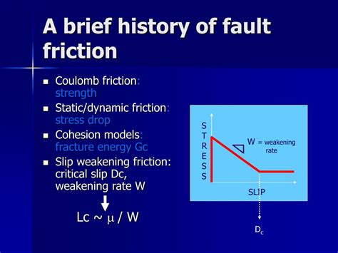 Ppt Fault Friction And Seismic Nucleation Phases Powerpoint