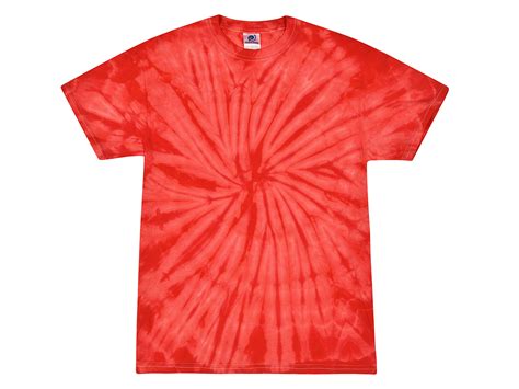 Red Spider Tie Dye T Shirt Tie Dye Space