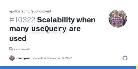 Scalability When Many `usequery` Are Used · Issue 10322 · Apollographqlapollo Client · Github