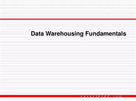 Ppt Data Warehousing Fundamentals Powerpoint Presentation Free Download Id 4994050