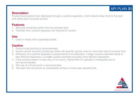 API 682 Seal Piping Plans Pdf