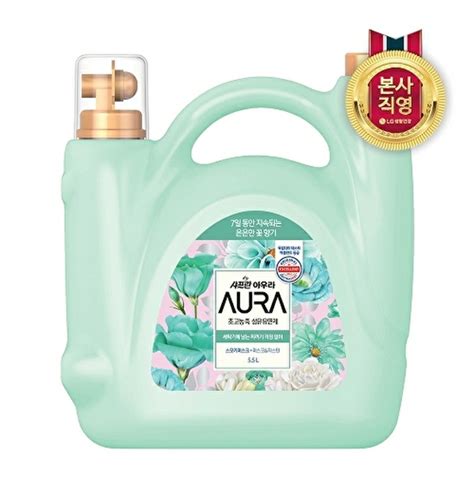 [lg생활건강]샤프란 아우라 5 5l 대용량 섬유유연제 스모키머스크 티몬