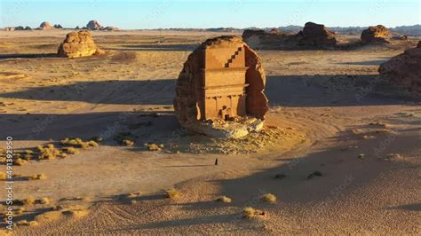 Madain Saleh Al Ḥijr Or Hegra Archaeological Site Located In Al Ula