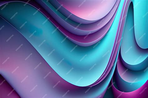 Premium Ai Image Modern Curvilinear Gradient Surface As Background