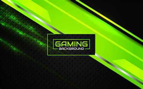 현대 E스포츠 모양의 추상적인 미래 지향적인 블랙과 그린 게이밍 배경 벡터 디자인 템플릿 기술 개념 3차원 형태에 대한 스톡 벡터 아트 및 기타 이미지 Istock