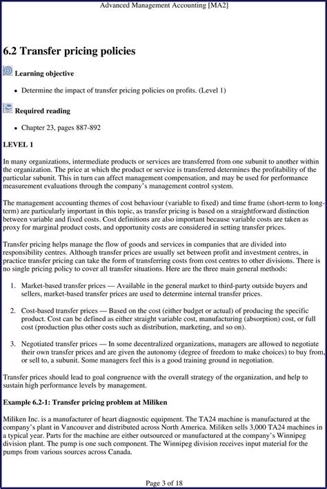 Transfer Pricing Policy Template Template 1 Resume Examples 3q9jkle3ya
