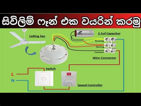 Capacitor 3 Speed Floor Fan Switch Wiring Diagram 3 Speed Ce