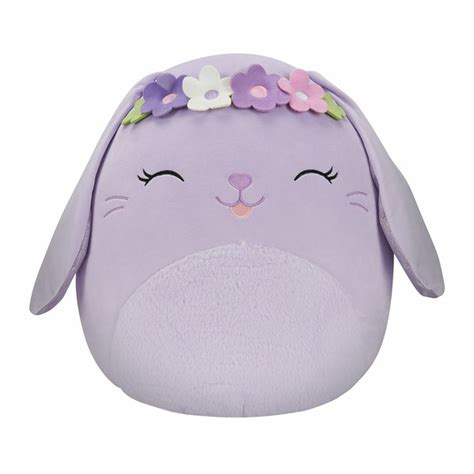 Squishmallows Bubbles Bunny With Flower Crown Plush Toy Large