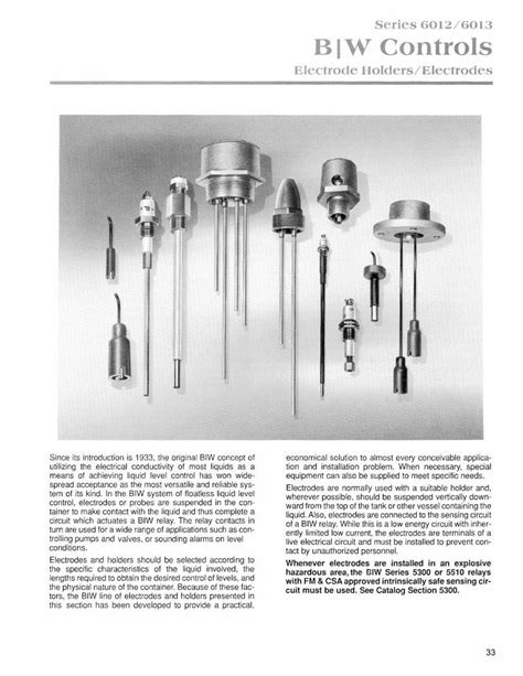 Pdf Gilson Engineering Catalog · In The Biw System Of Floatless Liquid Level Control