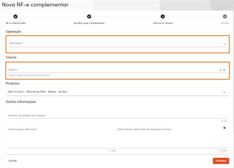 Tutorial Emitir Uma Nota De Complemento Ajuda Do Gweb