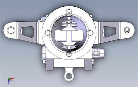 跷跷板式旋翼直升机桨毂 CATIA 模型图纸免费下载 懒石网