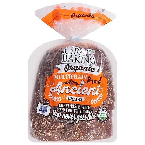 Grace Baking Bread Organic Multigtain With Ancient Grain Each
