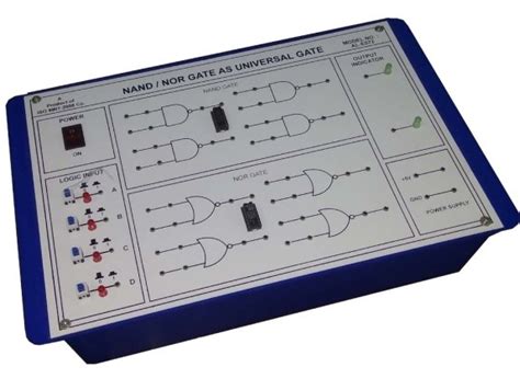 Universal Gate Trainer As NAND And NOR