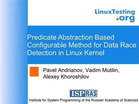 Tmpa 2017 Predicate Abstraction Based Configurable Method For Data