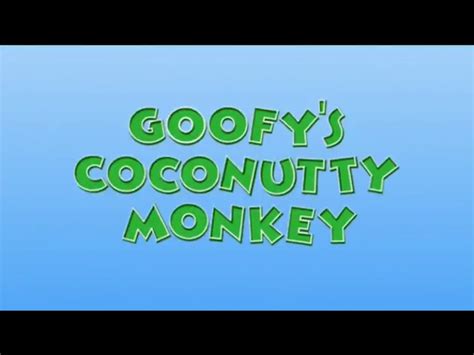 Goofys Coco Nutty Monkey Mickey Mouse Clubhouse Episodes Wiki Fandom