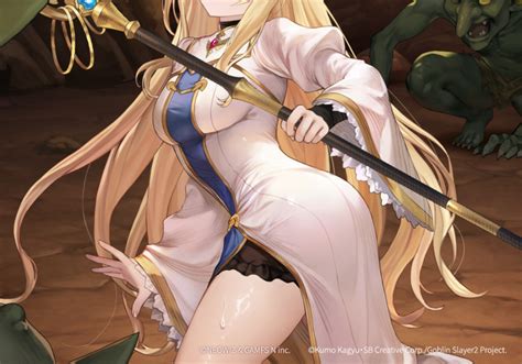 Priestess Goblin Slayer Brown Dust Series Brown Dust 2 Goblin Slayer 1girl Blonde