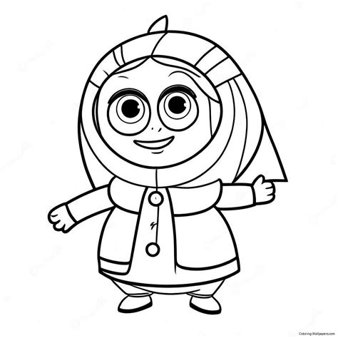 Agnes Despicable Me Coloring Page