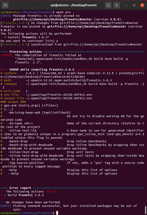 Make Andand Make Install Failed · Issue 654 · Frenetic Langfrenetic · Github