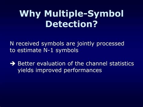 Ppt Multipe Symbol Sphere Decoding For Space Time Modulation